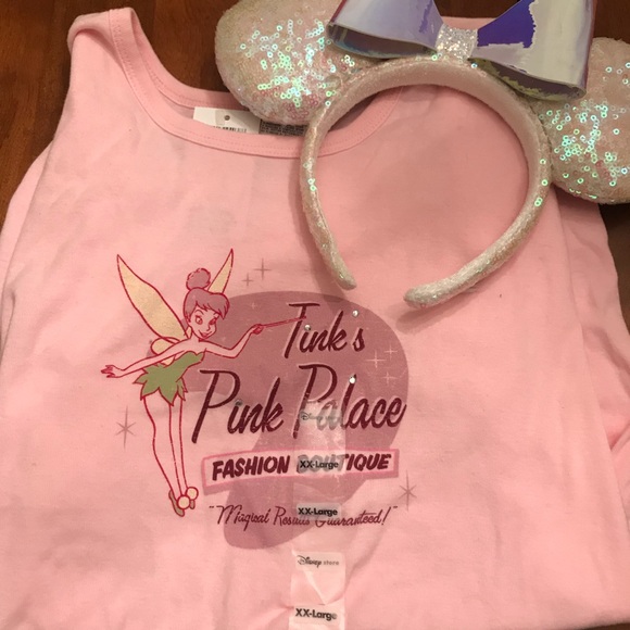 Disney | Tops | Perfectly Pink Tink Tshirt | Poshmark